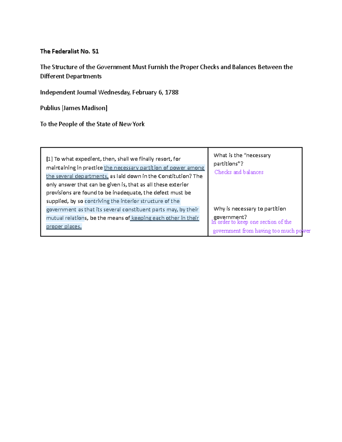 Kami Export Kami Export - Federalist 51 activity - The Federalist No ...