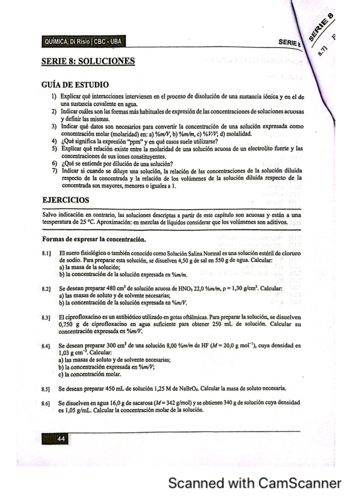 Guía 2023 di risioo parte 2 - SERVICE 8 QUÍMICA, Di Risio CBC UBA ...