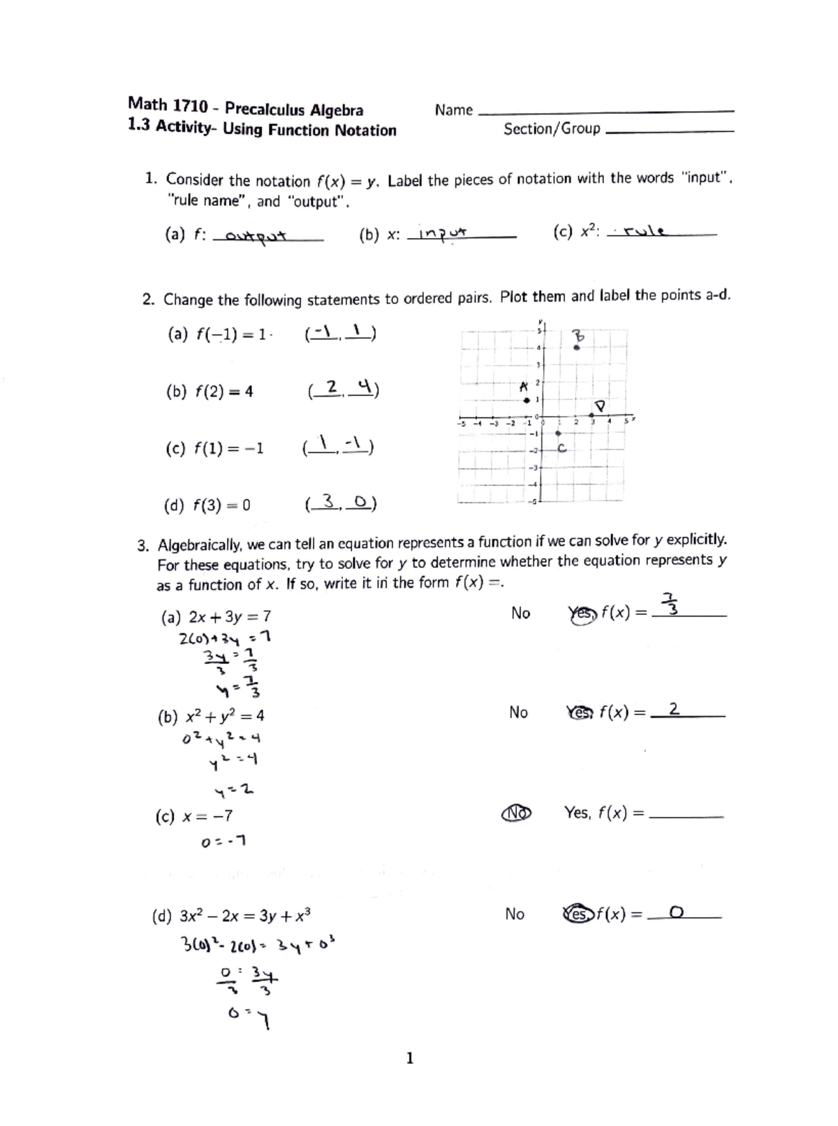 1 - Instructor is Buch - MATH 1710 - Studocu
