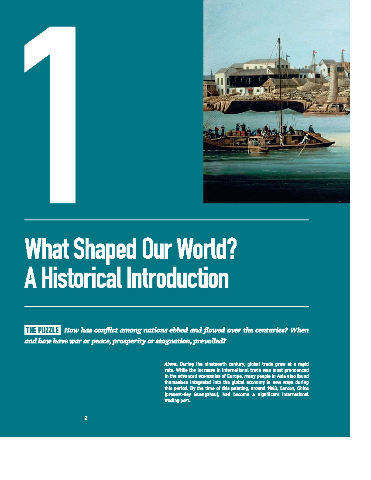 Introduction to what shaped our world a historical - What Shaped Our ...