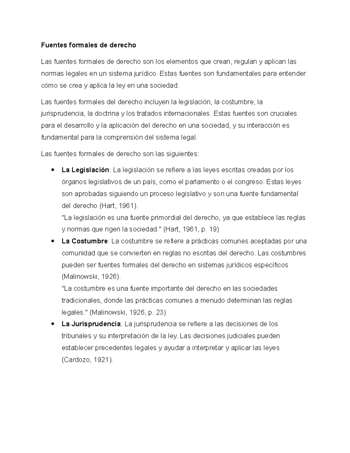 Fuentes formales de derecho - Estas fuentes son fundamentales para ...