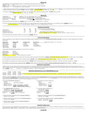 ACCT 5370 Mid-term Exam Study Guide - ACC 5370 Managerial Accounting ...