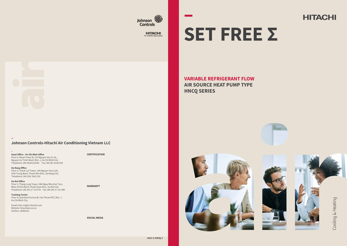 VRF HP CT2 HNCQ Series - avqq - CERTIFICATION WARRANTY SOCIAL MEDIA ...