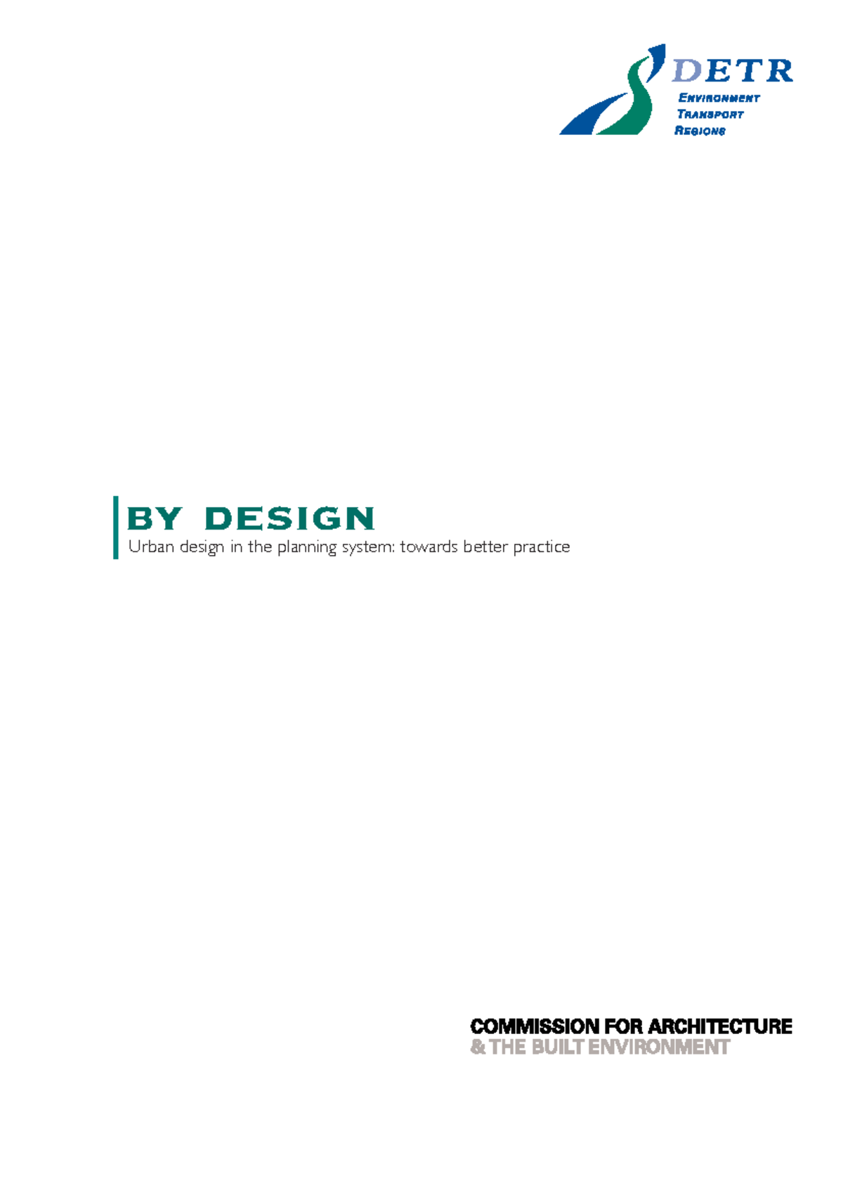 Urban Design Standards - ####### Urban design in the planning system ...