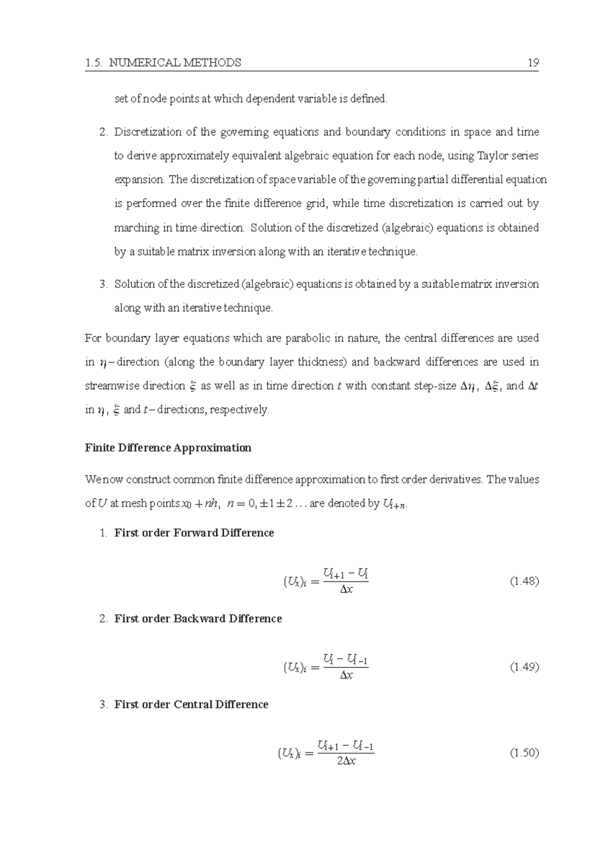 Viscoelastic Fluid Flows 4 1 Numerical Methods 19 Set Of Node Points