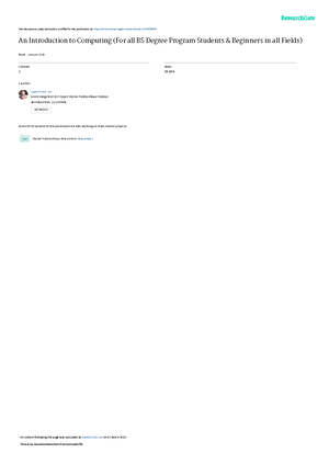 Course Outline ICT Fall 2021 - Department of Computer Science ...