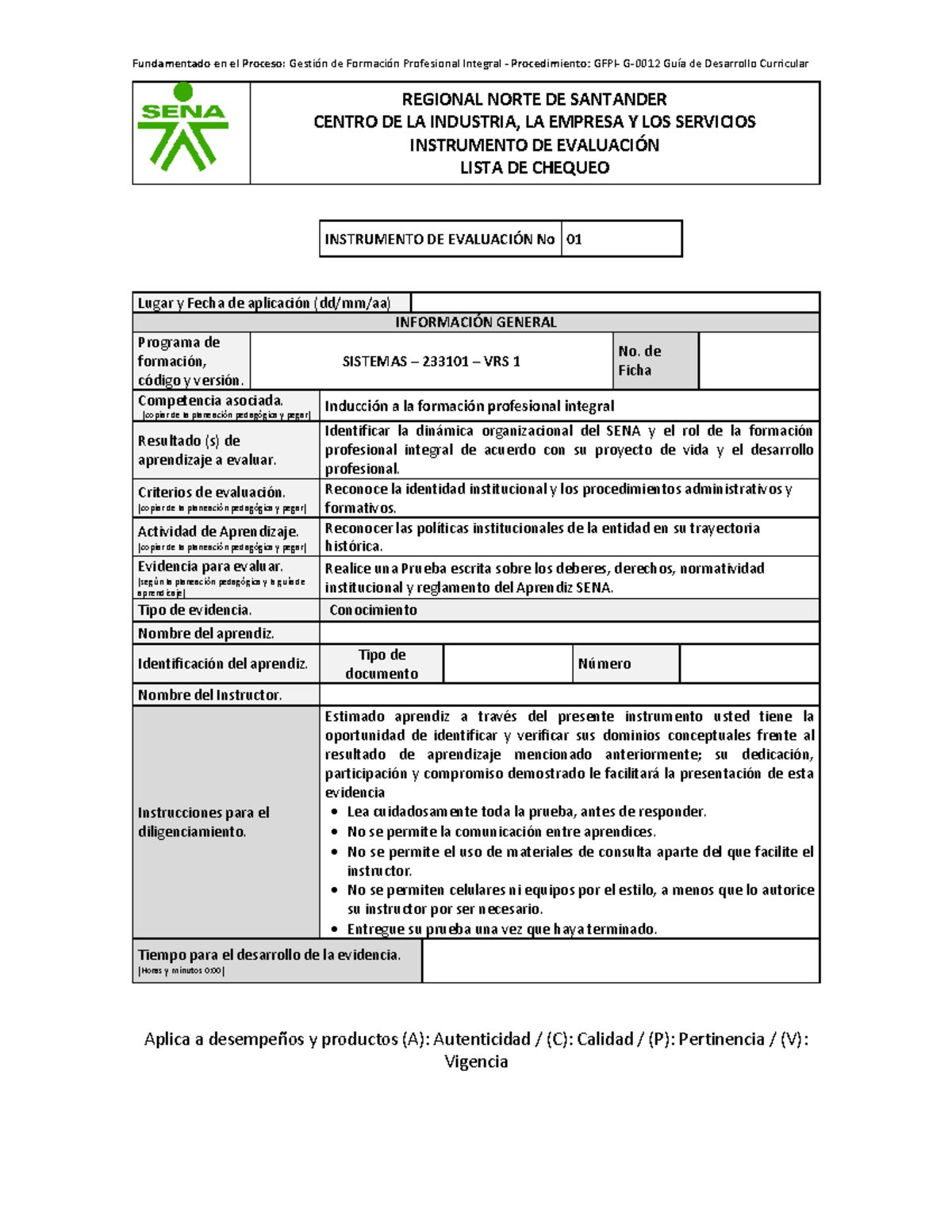 IC Induccion - PODER TENE UN MARYO APRENDIZAJE - Aplica a desempeños y ...