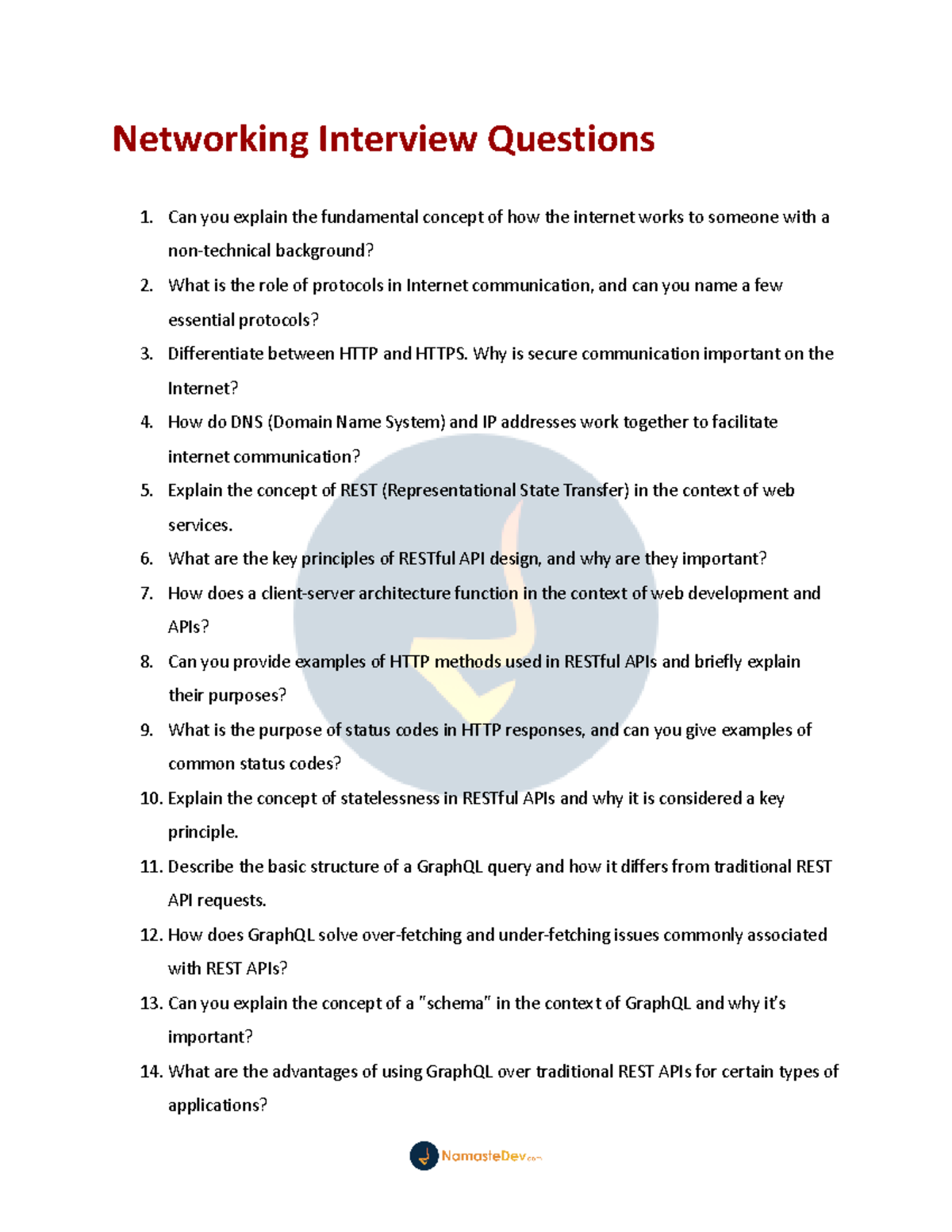 12.05. Networking-Interview-Questions - Networking Interview Questions ...