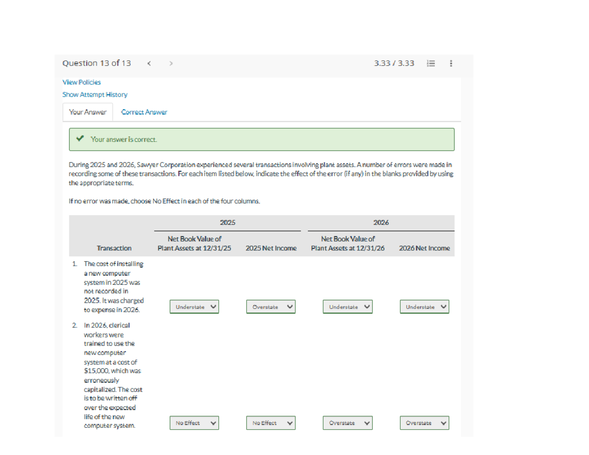 ACC-317 Module 5 - Question 13 - ACC-317 - Studocu