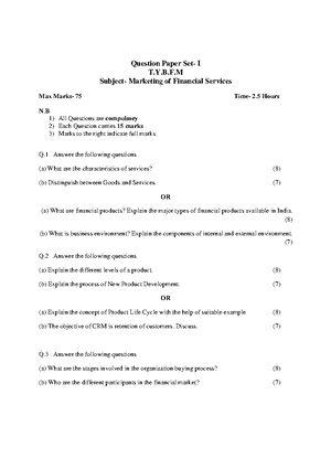 IMC - questions - Course: MMM Sem VI (Choice Based) Subject: Integrated ...