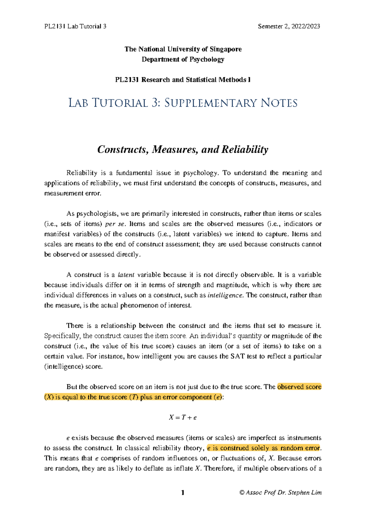 PL2131 Lab Tutorial 3 Supplemental Notes - PL2131 Lab Tutorial 3 ...