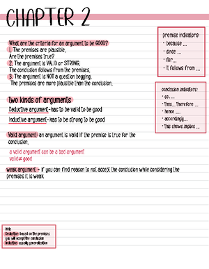 PHI Lecture chapter 2 exercises - Chapter 2 Exercises exercise 2- find hidden assumption 1 ...