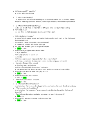 Principles OF MIND BODY Intervention - PRINCIPLES OF MIND BODY ...