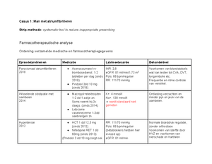 Casus 2 uitwerking strip-methode - Format Casus 2 – man met ...