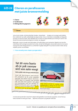 Leeservaringsverslag 6des zeer belangrijk - Individuele opdracht ...