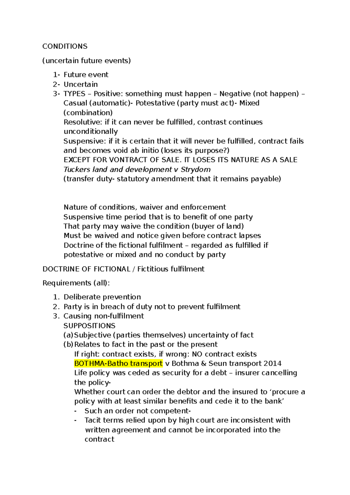 24 july - use - CONDITIONS (uncertain future events) 1- Future event 2 ...