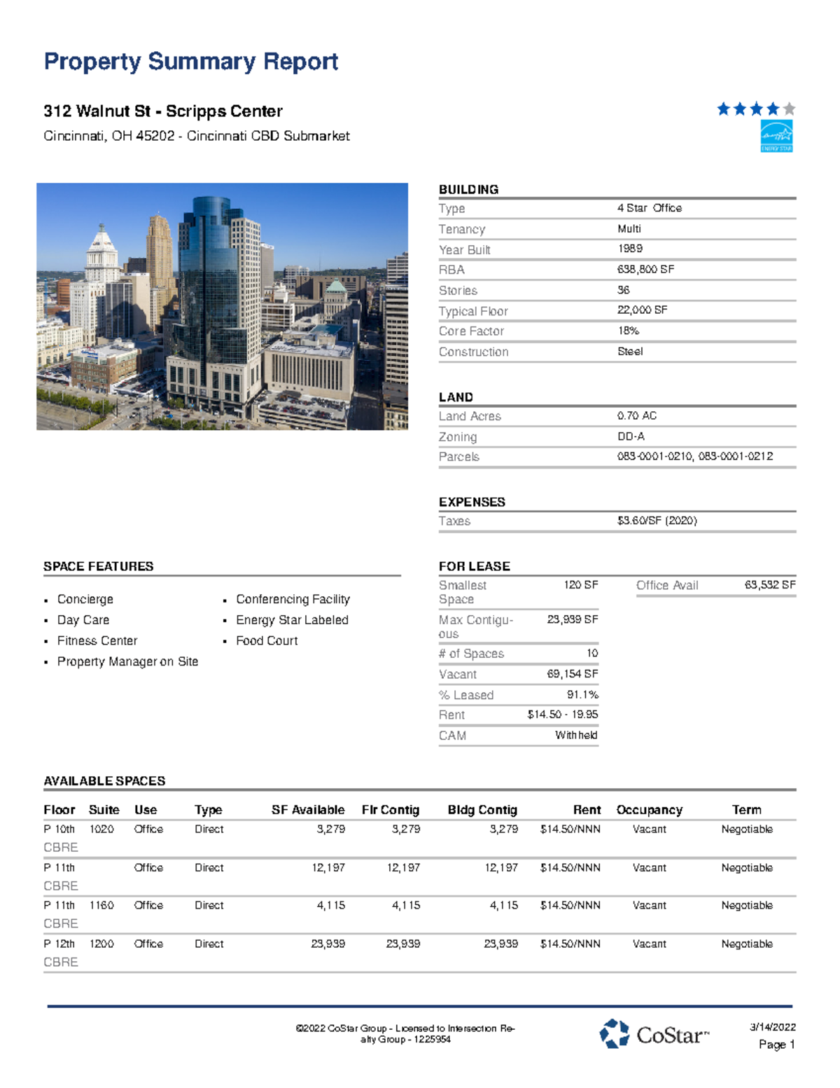 312 Walnut Costar Report - ACCT 759 - QC CUNY - Studocu
