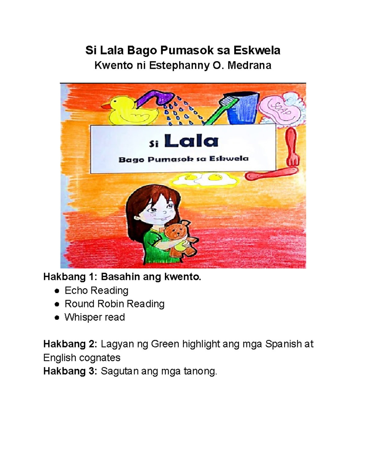 Kami Export - Christian PAUL Lomibao - FIL3 Lesson 2.6 Teksto Si Lala ...