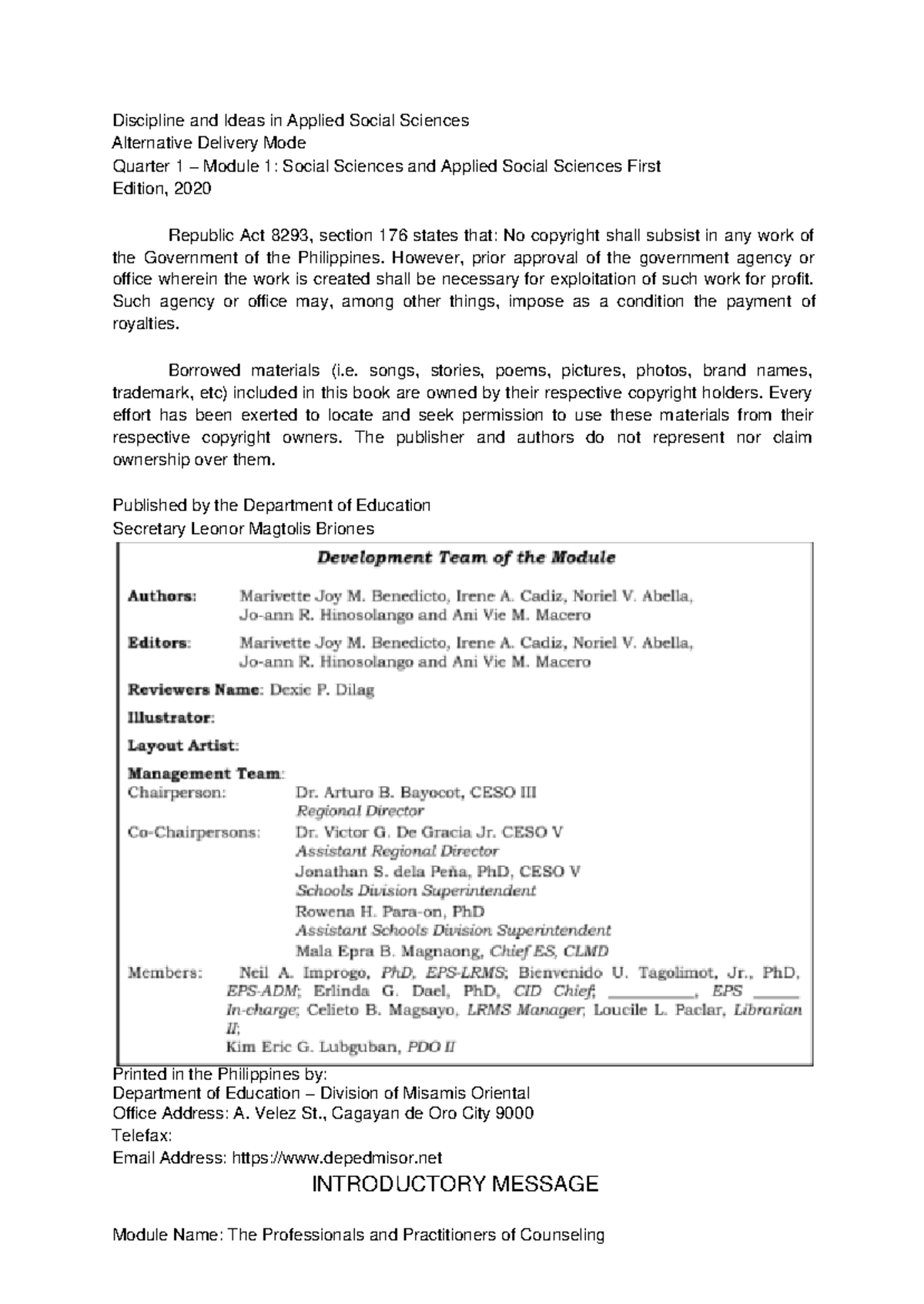 Diass activity 1 G - Discipline and Ideas in Applied Social Sciences ...