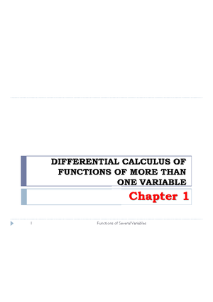 Limits of Functions - Limit of a Multivariate Function 1. f x L x a lim Informally, it means ...