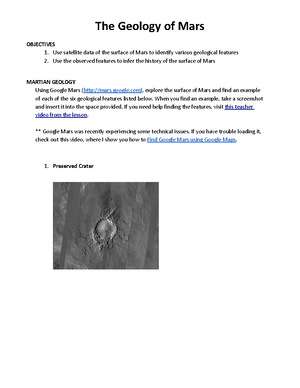 Lab 2 ASTR 1404 - Lab for Astronomy: Solar System - Forensic Astronomy ...