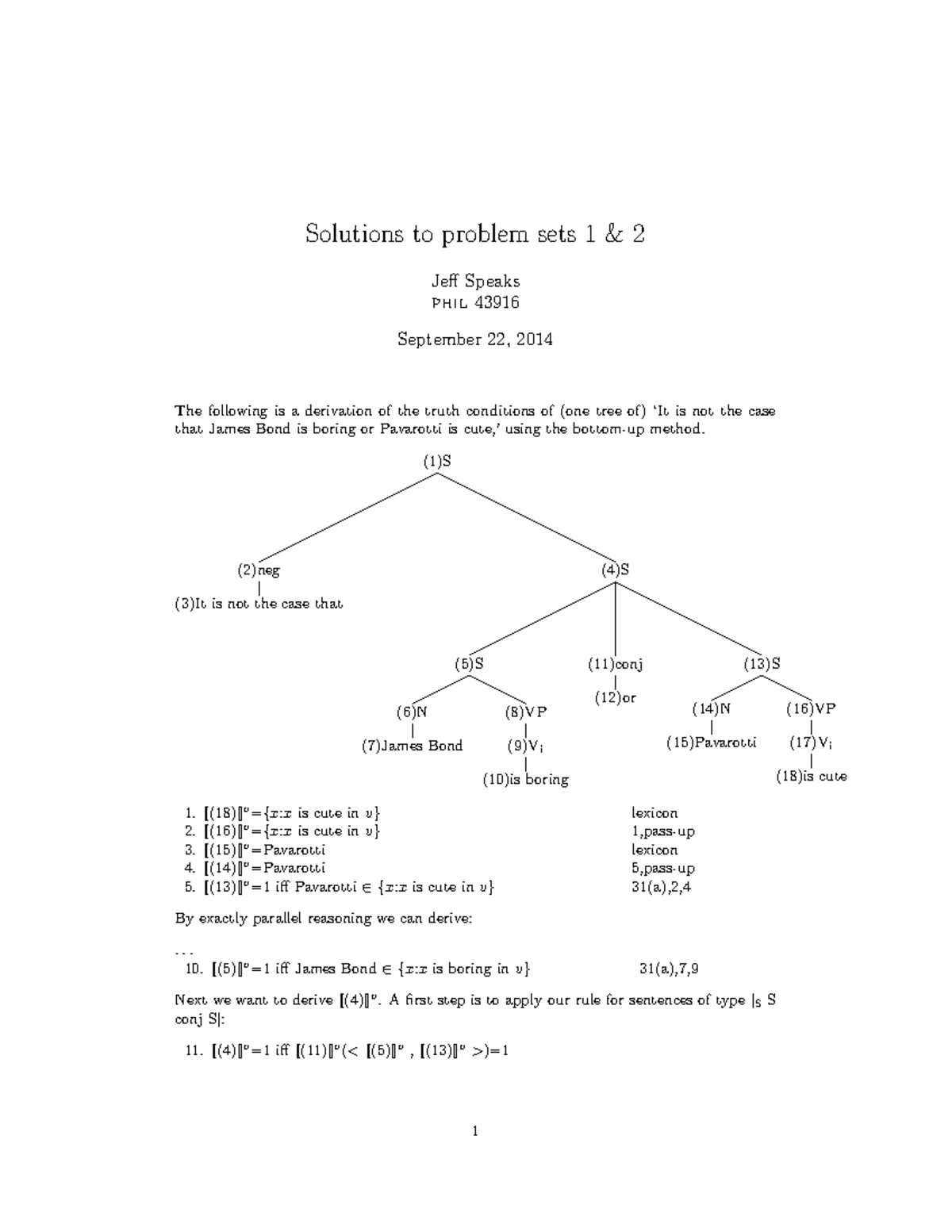 Solutions to problem sets 1 & 2 - Solutions to problem sets 1 &amp; 2 ...