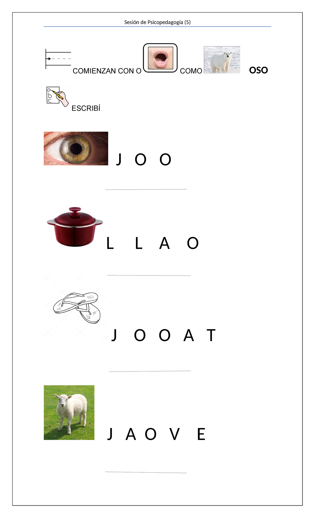 Comienzan CON O U - Trabajo Practico - Taller oral y escrito I ...