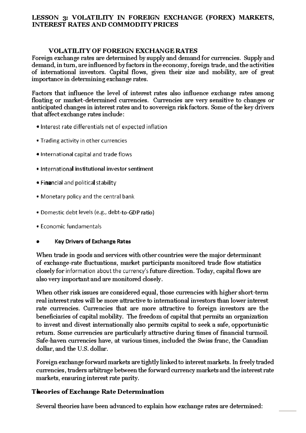 Volatility - Pdf about financial risk management - INTEREST RATES AND ...