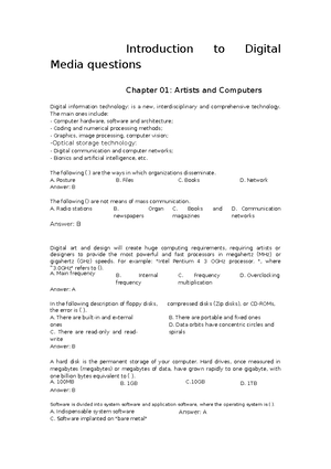 Multimedia technology basics Total score of the paper - Multimedia ...