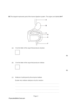 Required practical methods booklet - AQA A-Level Biology Required ...