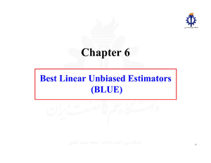 Est Ch2 Eng - Estimation theory - Studocu