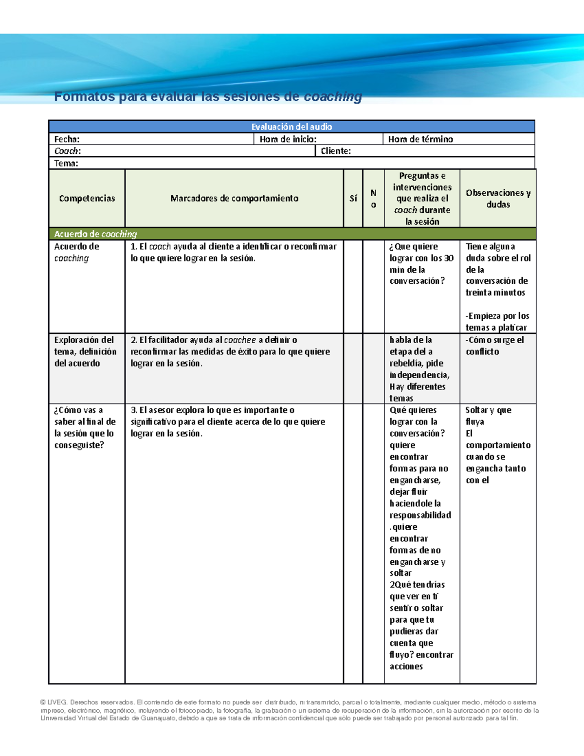 CE EA5 formato v1 - coaching - Formatos para evaluar las sesiones de ...