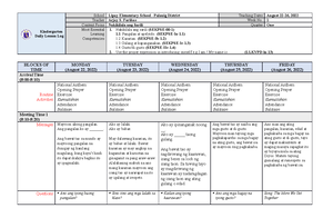 TRF 9 10 samples - For Ranking - RPMS 2021- TEACHER REFLECTION FORM ...