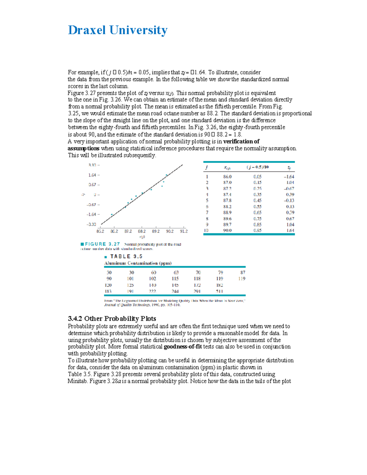Lecturer Notes Statistical Process Control Chapter 18 For Example If J ฀ 0n 0 Implies