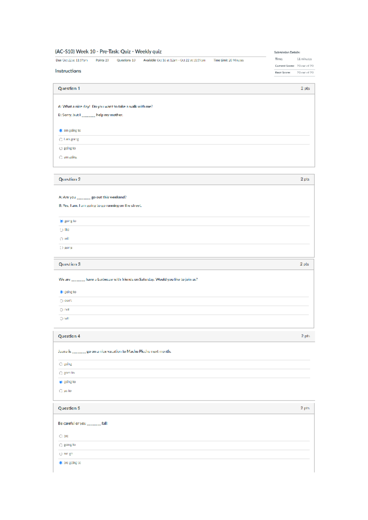 (AC-S10) Week 10 - Pre-Task Quiz - Weekly quiz - ingles IV - Studocu