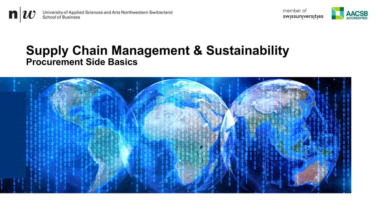 Block 02 Procurement Basics - Procurement Side Basics Supply Chain ...