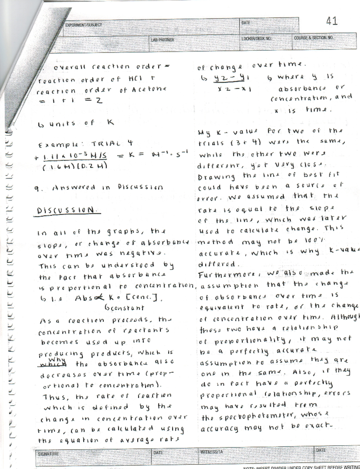 6lab one chemisty - Chem 1Aa3 - Studocu