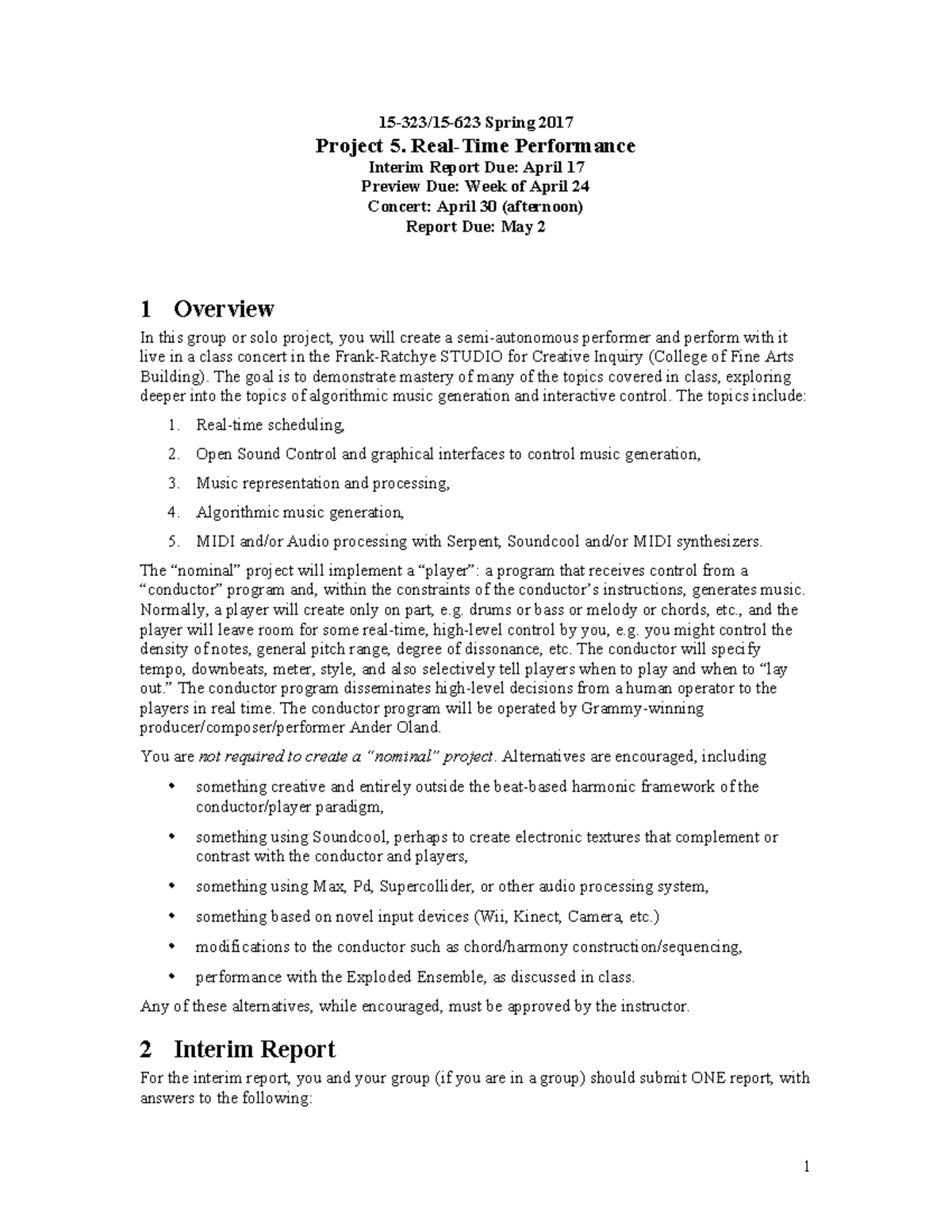 P5 - Project: Real-Time Performance. - Warning: TT: invalid function id ...