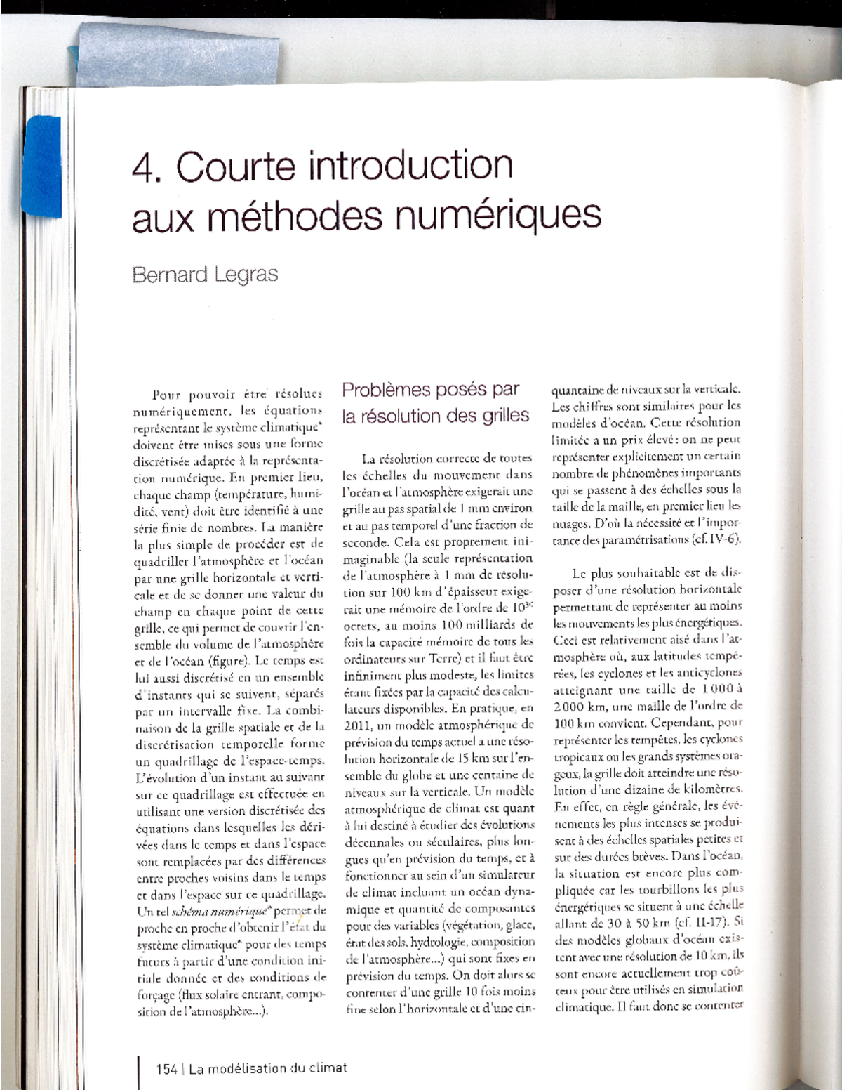 Lecture 9)new - 4. Courte introduction aux méthodes numériques Bernard Legras Pour pouvoir être ...