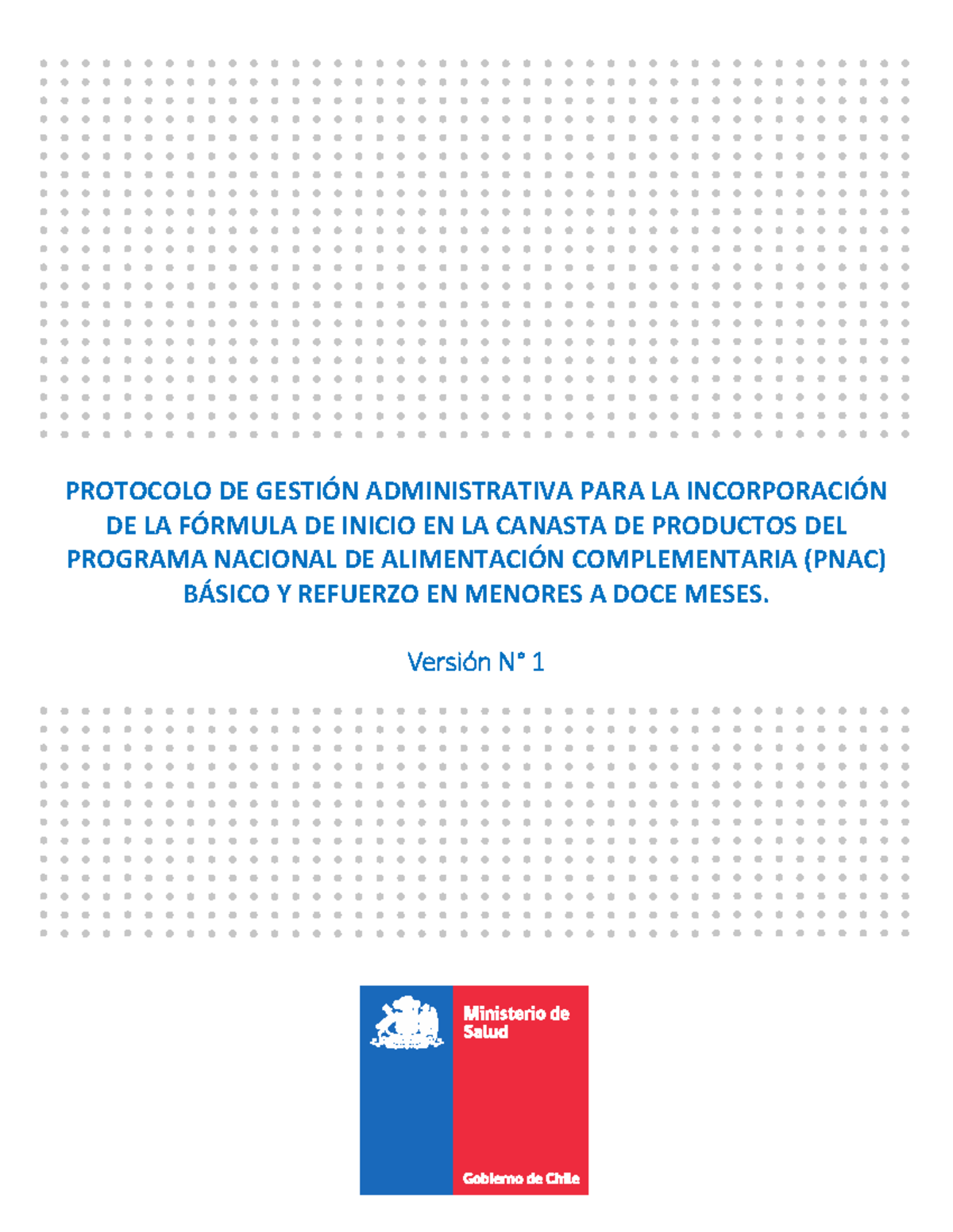 2. Protocolo del Proyecto de fortalecimiento LM y PNAC-1 - PROTOCOLO DE ...