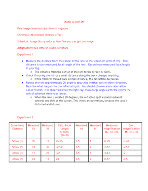 Physics 222 Lab 12 - Aashi Shah Shahil Patel Physics 222: Studio ...