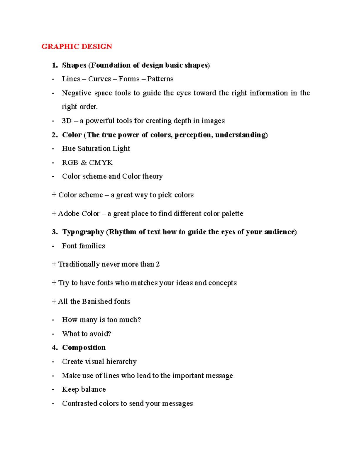 Graphic Design - GRAPHIC DESIGN Shapes (Foundation of design basic ...