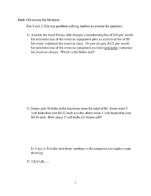 Math 119 HW 2 - HW for lesson 2 - Math 119 HW 2 1) A frog is at the bottom of a 10-meter well ...