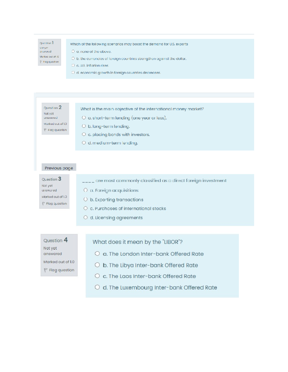 CÂU HỎI Qttcqt Elearning - quản trị kinh doanh - Studocu