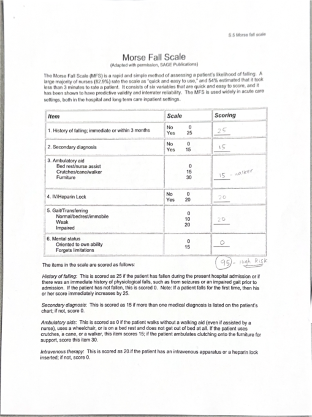 SBAR Filled out for clinical - NUR 101 - Studocu