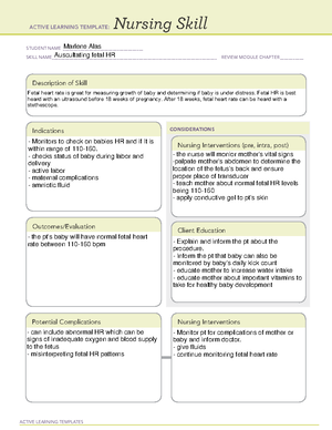 Ati postpartum template - ACTIVE LEARNING TEMPLATES Nursing Skill ...