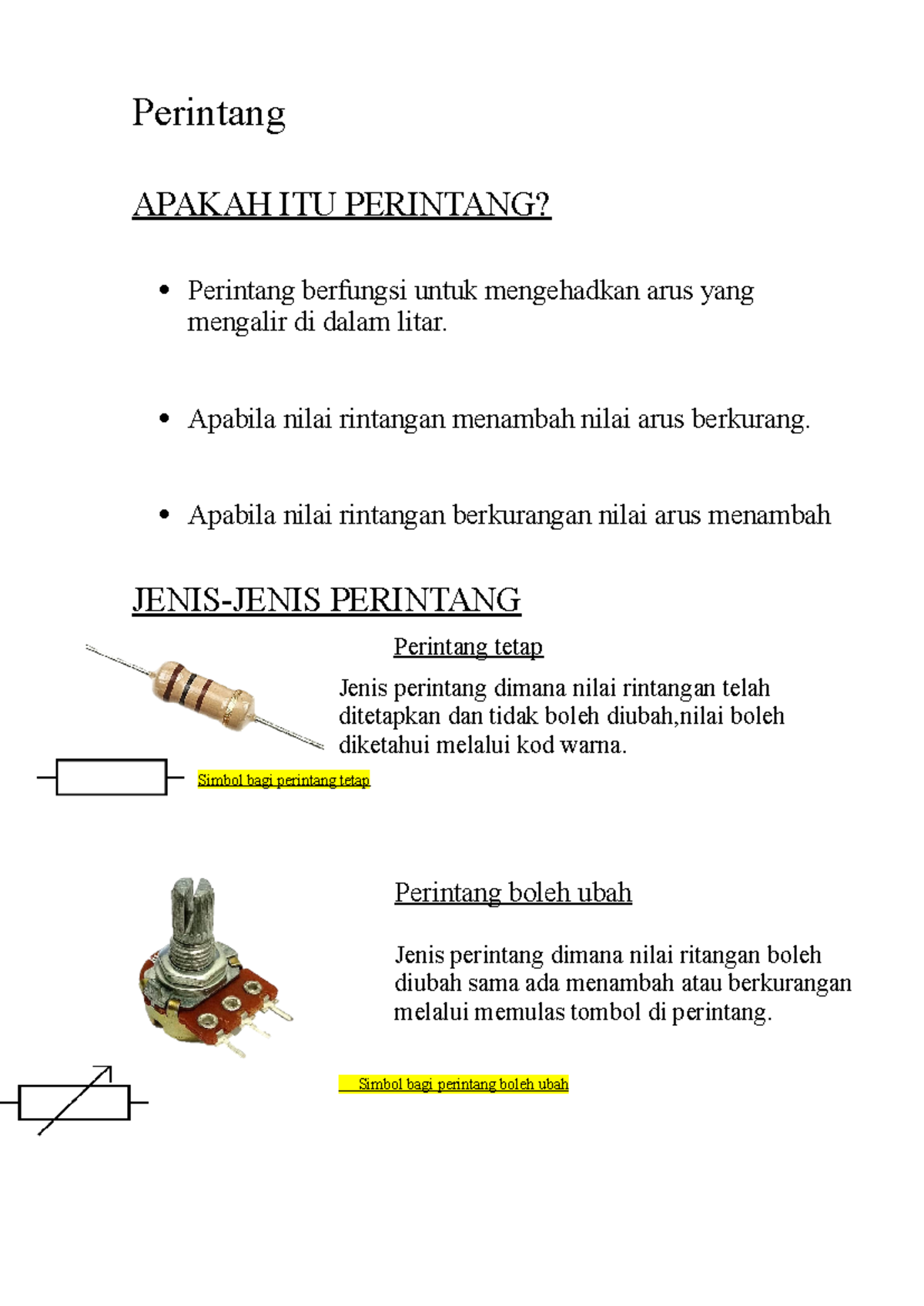 Perintang - wahhhhhh - Perintang APAKAH ITU PERINTANG? Perintang ...