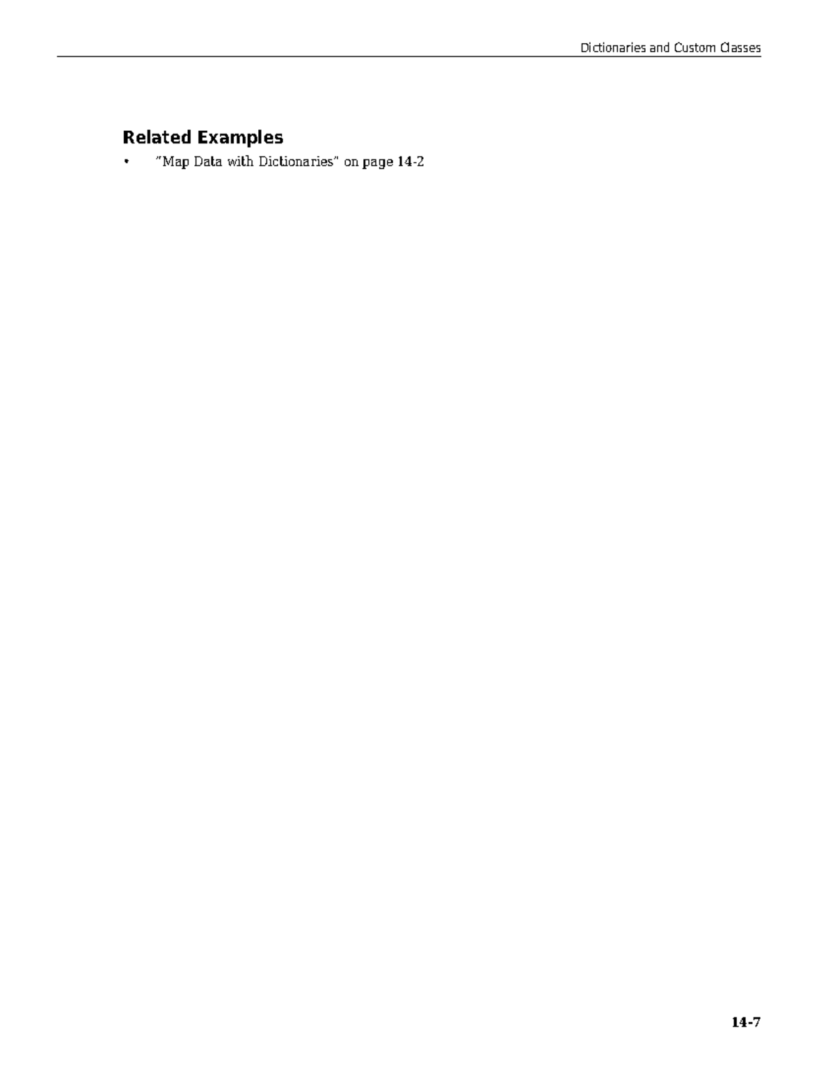 Matlab Prog 65 Related Examples Map Data With Dictionaries” On Page 14 Dictionaries And