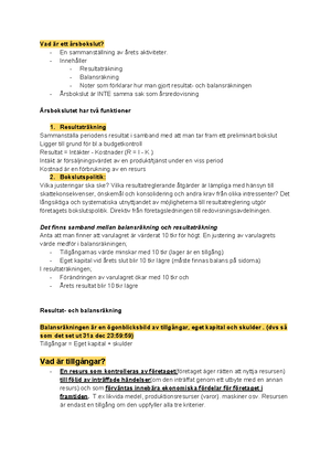 Redovisning intro - Redovisning Ämnet redovisnings tre delar ...