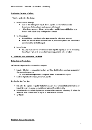 Formules Micro economics - Microeconomics – formulas Name/Definition ...